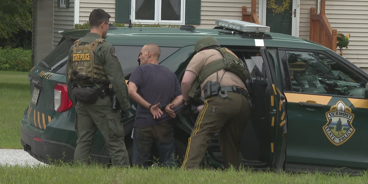 Man surrenders to police after 5-hour standoff in Georgia, Vt. Man surrenders to police after 5-hour standoff in Georgia, Vt.