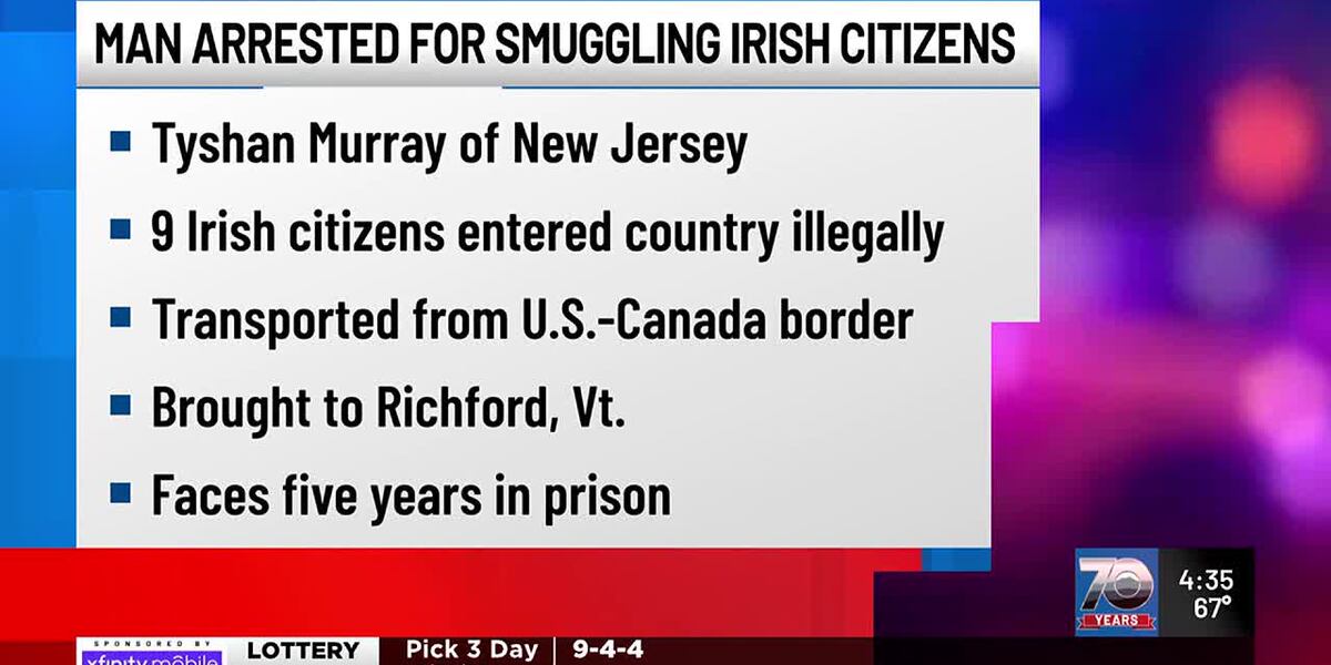 Man indicted in Vermont for unlawful transportation of foreign nationals Man indicted in Vermont for unlawful transportation of foreign nationals